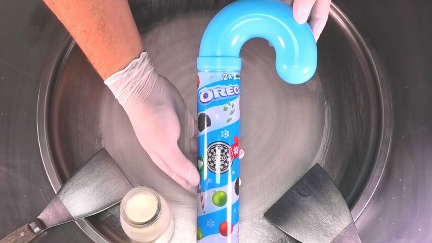 Oreo Ice Cream Rolls Satisfying Video Of Making Fried Ice Cream